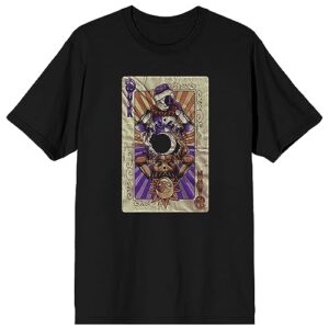 five nights at freddy's security breach dusk til dawn playing card crew neck short sleeve men's t-shirt-medium