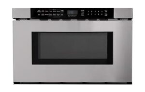 sharp smd2440js 24 in. 1.2 cu. ft. built-in stainless steel microwave drawer oven