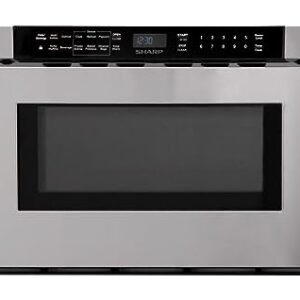 SHARP SMD2440JS 24 in. 1.2 cu. ft. Built-In Stainless Steel Microwave Drawer Oven