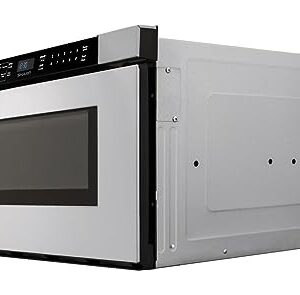 SHARP SMD2440JS 24 in. 1.2 cu. ft. Built-In Stainless Steel Microwave Drawer Oven