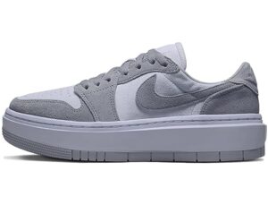 nike womens air jordan 1 lv8d elevated lifestyle sneakers (stealth/titanium, us_footwear_size_system, adult, women, numeric, medium, numeric_7)