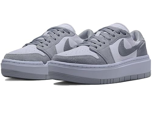 Nike Womens Air Jordan 1 LV8D Elevated Lifestyle Sneakers (Stealth/Titanium, us_Footwear_Size_System, Adult, Women, Numeric, Medium, Numeric_7)