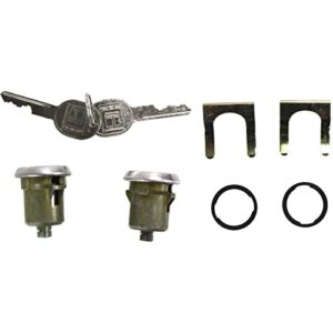 Door Lock Cylinder Front with Keys for Chevrolet K5 Blazer Custom Deluxe Front Door 1975,1977-1980 K5 Blazer Scottsdale Front Door 1984 K5 Blazer Silverado Front Door 1978,1980-1986