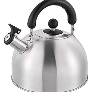 XENITE Classic Kettle Whistling Kettle for Gas Hob Stainless Steel Whistle Teapot for Stove Large-Capacity Teapot for Kettle Kitchen Ergonomic Heat-Resistant Handle Induction Hob Kettle Teapots (Colo