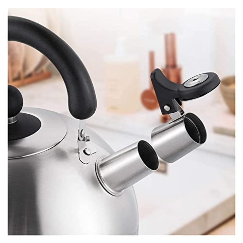 XENITE Classic Kettle Whistling Kettle for Gas Hob Stainless Steel Whistle Teapot for Stove Large-Capacity Teapot for Kettle Kitchen Ergonomic Heat-Resistant Handle Induction Hob Kettle Teapots (Colo