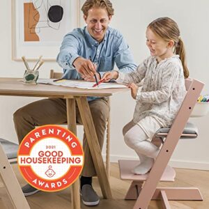 Stokke Tripp Trapp Chair from, Oak Brown - Adjustable, Convertible Chair for Toddlers, Children & Adults - Comfortable & Ergonomic - Made with Oak Wood