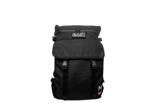 DIME BAGS - The Omerta Administrator, Everyday Backpack, Smellproof Zippers, Secret Pocket, Made w/Water-Resistant Polyester Blend, Durable (Black)