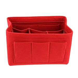 cabilock liner bag diapers red felt cosmetic bag multip-pockets cosmetic bag foldable storage bag felt storage bag