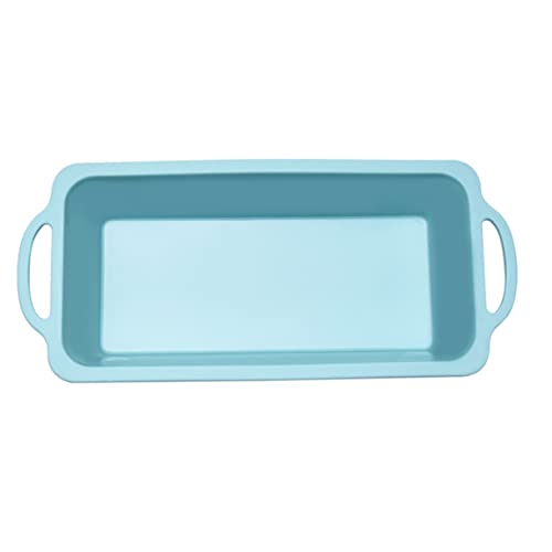 RORPOIR 1pc Cake Mold Square Cupcake Pans Pizza Tray Silicone Muffin Pan Rectangular Toast Pan Toast Baking Rectangular Bread Baking Tools Home Bakeware DIY Bread Mold Silica Gel Self Made