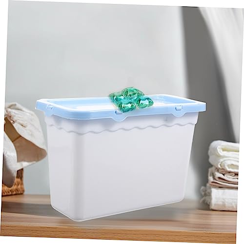 laundry beads container clothes washing powder storage canister laundry scent Laundry Beads Case Bucket pet food container dry food dispenser with cover 6pcs