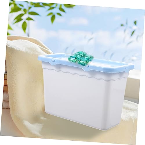 laundry beads container clothes washing powder storage canister laundry scent Laundry Beads Case Bucket pet food container dry food dispenser with cover 6pcs