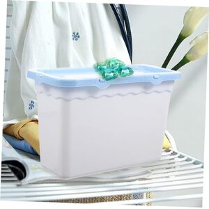 laundry beads container clothes washing powder storage canister laundry scent Laundry Beads Case Bucket pet food container dry food dispenser with cover 6pcs