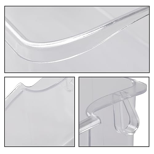 G-PLUS 240356402 Clear Refrigerator Upper Door Bin Compatible with Frigidaire,Electrolux,Gibson, Kelvinator