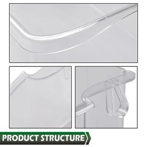 GRAND ORANGE 240356402 Clear Refrigerator Upper Door Bin Compatible with Frigidaire,Electrolux,Gibson, Kelvinator