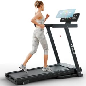 oma treadmills for home 7200eb, folding treadmill 300lb capacity with max 2.5hp, led display, 36 preset programs, walking jogging running exercise machine for home office