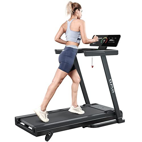 OMA Treadmills for Home 7200EB, Folding Treadmill 300lb Capacity with Max 2.5HP, LED Display, 36 Preset Programs, Walking Jogging Running Exercise Machine for Home Office