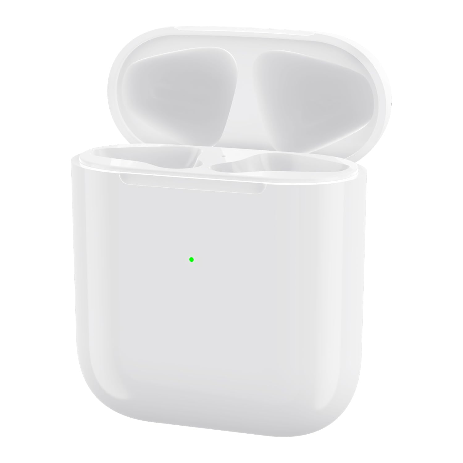 Wireless Charging Case for Air pod 1/2, Charger Case Replacement with Sync Button and Built-in 450 mAH Battery, No Earbuds Include