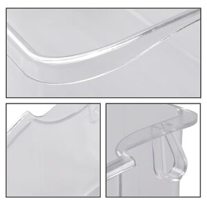 CHEDA 240356402 Clear Refrigerator Upper Door Bin Compatible with Crosley, Frigidaire, Gibson, Kelvinator