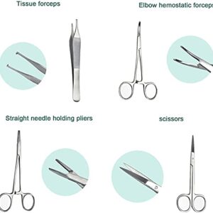 Teaching Model,Simulated Oral Suture Model Kits, Dental Suture Kit Medical Skin Suture Surgical Training Kit Chirurgical Surgical Practice Set Oral Doctors Dental Teachin