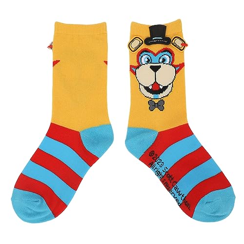 Bioworld Five Nights At Freddy's Freddy Fazbear 2-Pair Youth Crew Socks