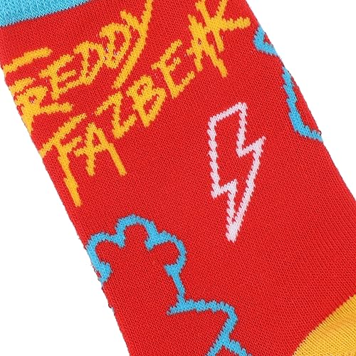 Bioworld Five Nights At Freddy's Freddy Fazbear 2-Pair Youth Crew Socks