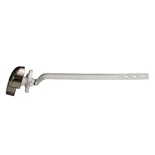 LEFITPA Replacement 8 Inches Side Mount Toilet Tank Trip Lever - Satin Nickel for Thrifco Plumbing 4405751