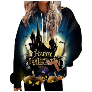 my first halloween baby girl outfit womens rash guard long sleeve halloween print clothes for women 2023 gray sweatshirt women bulk hoodies women's pumpkin halloween t-shirt