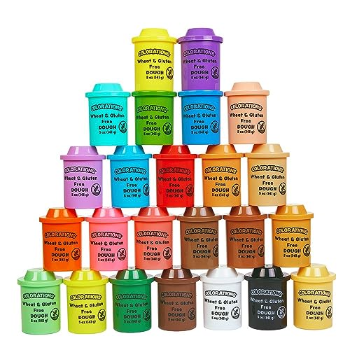 Colorations Wheat & Gluten Free Dough Variety & Colors Like me Pack | Non-Toxic, Play Dough, Bulk Set, Sensory Kit, Party Favors, Classroom Pack