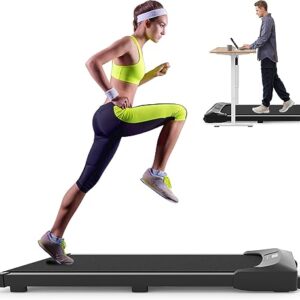 FLIMDER Under Desk Treadmill, Walking Pad for Home/Office, 2.5HP Portable Walking Treadmill, Electric Treadmill with Remote Control, 265 lbs Weight Capacity (Black)