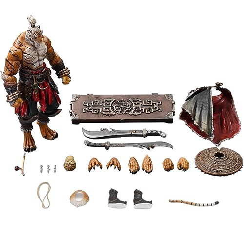 RAYGE3LOV Maestro Union FuRay Planet Blade Master Weng 1/12 Scale Figure 8.5in Furry Action Figures,Furay Planet Series weretiger Blade Master Weng wave3 weretiger,Orcs,Beastmen