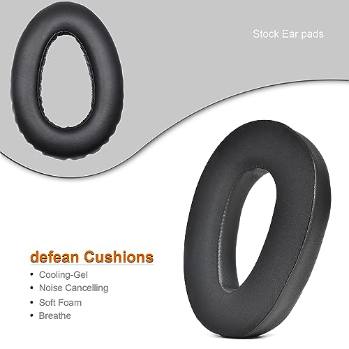 PXC550 Ear Pads - defean Cooling Gel Ear Pads Replacement Cover Cushions Compatible with Sennheiser PXC480 PXC 550 PXC 550-II Wireless MB660 UC, MB 660 MC Headset,High-Density Noise Cancelling Foam