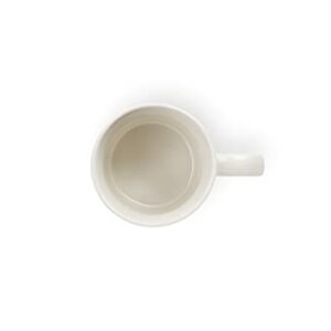 Le Creuset Stoneware Espresso Mug, 3 oz., Meringue (Pack of 2)