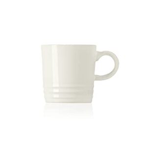 Le Creuset Stoneware Espresso Mug, 3 oz., Meringue (Pack of 2)