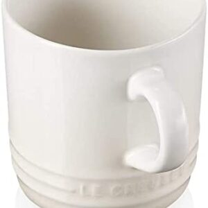 Le Creuset Stoneware Espresso Mug, 3 oz., Meringue (Pack of 2)