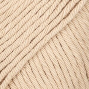 100% cotton knitting and crochet yarn, 4 or medium, aran weight, drops paris, 1.8 oz 82 yards per ball (67 wheat)