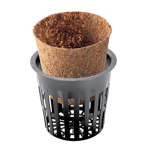 Miracle-Gro Twelve Transplanting Kit, Includes 4 Coir Liners and 4 Large Net Cups - Use Twelve Indoor Growing System - Designed for Growing Plants in Hydroponic Systems (Pack of 2)