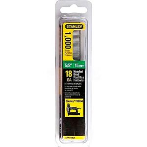 stanley swkbn625s brad nails 5/8", 1,000 pack, lot of 5