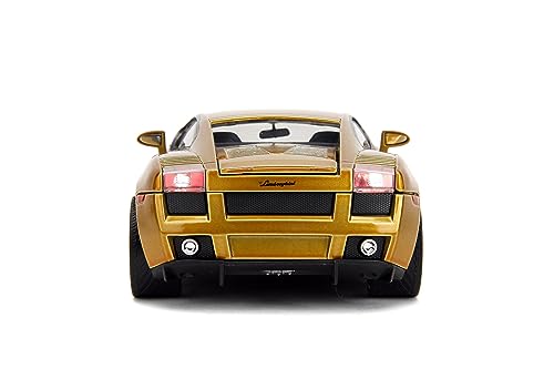 Fast & Furious Fast X 1:24 Gold Lamborghini Gallardo Die-Cast Car, Toys for Kids and Adults