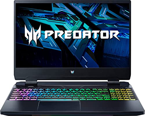 acer Predator Helios 300 15.6" 165Hz FHD IPS Gaming Laptop (Intel i7-12700H 14-Core, 32GB DDR5 4800MHz RAM, 8TB PCIe SSD, GeForce RTX 3060 6GB GDDR6, RGB Backlit KYB, WiFi 6E, Win11P) w/Hub