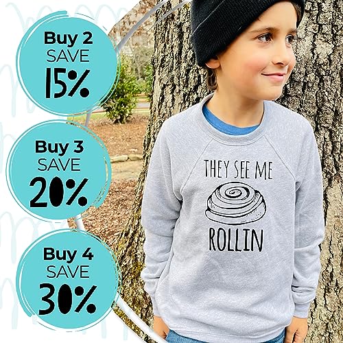 Always Be Yourself Unless You Can Be A Ninja, Long Sleeve Unisex Kids' Sweatshirt, Unisex Graphic Sweatshirt, Shirts With Sayings, Heather Gray or Mauve (M, Heather Gray)