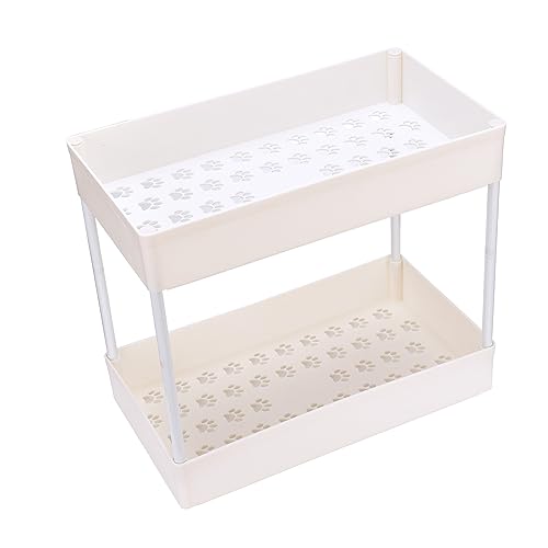 MeiBoAll Under Sink Organizer Removable Bathroom Shelves Storage Rack Rotating Universal Wheel Toilet Kitchen Bedroom Shelf