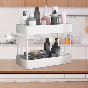 MeiBoAll Under Sink Organizer Removable Bathroom Shelves Storage Rack Rotating Universal Wheel Toilet Kitchen Bedroom Shelf