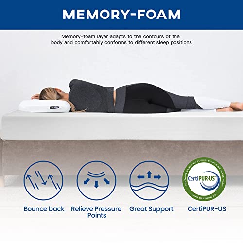 King Mattress, 5/6/8/10/12 Inch King Size Mattress Medium Firm Memory Foam Mattress for Cool Sleep & Pressure Relief, Certipur-Us Certified Mattress in a Box, Fiberglass Free Mattress, (King, 10 Inch)