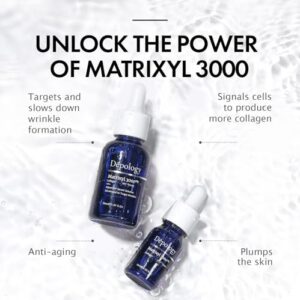 Depology Matrixyl 3000 Collagen Serum, Anti-Wrinkle Serum, Facial Skin Serum, Skin Care Products