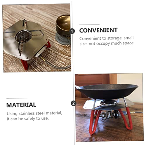 Sosoport Camping Accessories 1pc Stove Heat Shield Barbecue Burner Heat Shield Cooktop Burner Backpacking Stove Cooking Set Stainless Steel Electric Stove Burners Insulation Plate