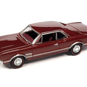 1966 442 Autumn Bronze Metallic with Red Interior Vintage Muscle Limited Edition 1/64 Diecast Model Car by Auto World 64402-AWSP132A