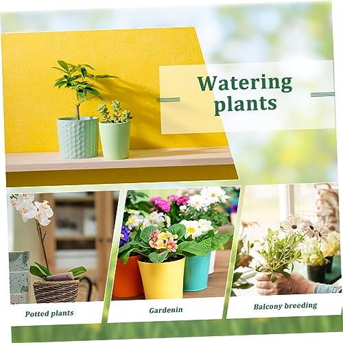 BUTIFULSIC Watering Kettle Flower Watering Bottle Garden Watering Bucket Sprinkling cans Flower Watering can Plant Mister Watering Spray Bottle Succulent Tools Stainless Steel White Indoor