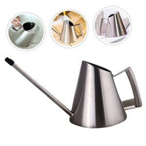 BUTIFULSIC Long Mouth Watering Can Iron Watering can Toddler Watering can Watering can for Outdoor Plants Garden Watering can Spout Watering Can Small Stainless Steel Spray Child Simple