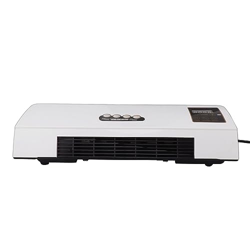 Wall Mounted Air Conditioner - Cooling Heating Dual Use Highly Efficient Portable Air Conditioner and Heater with Remote Control for Dorm, Office, Bedroom, US 110V (With Print)