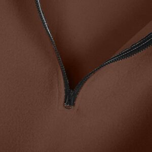 ADJHDFH Solid Sweatshirt Long Cardigans For Women Sudaderas Para Mujer Con Capucha Baseball Sweatshirt cheap aesthetic,Brown-d,Small